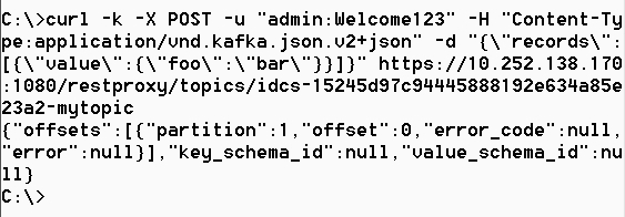 Oracle Event Hub Cloud Service: Producing and Consuming Messages with Basic Authentication