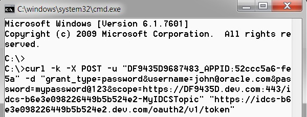 Oracle Event Hub Cloud Service: Producing and Consuming Messages with Oracle Identity Cloud ...