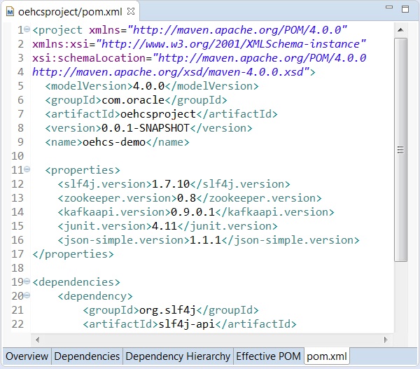 Working with Topics using Apache Kafka Native APIs in Oracle Event Hub ...
