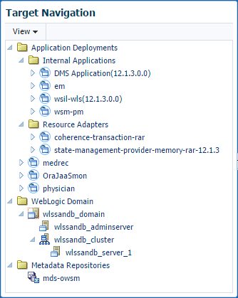 Monitoring Oracle Java Cloud Service instances using the Fusion Middleware Control Console