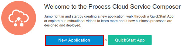 Oracle Process Cloud Service Composer: Creating an Application