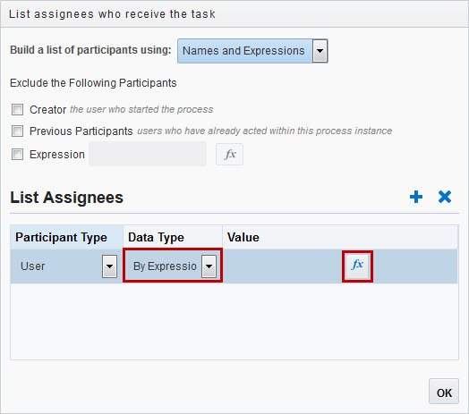Oracle Process Cloud Service Composer Creating An Application