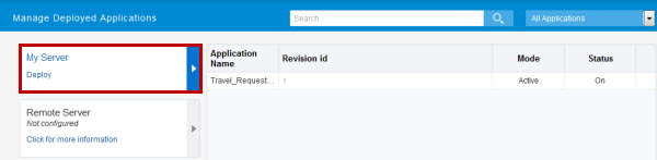 Oracle Process Cloud Service Composer Creating An Application