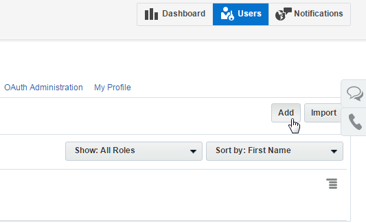Managing Oracle Cloud Users And Roles Using My Services