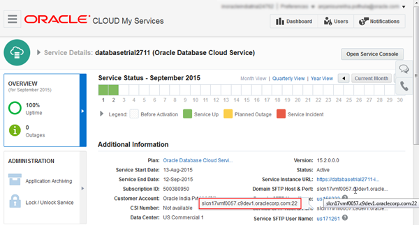 Data Loading and the Oracle Database Cloud Service