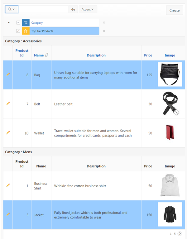 Building and Customizing an Interactive Report in Oracle Application ...