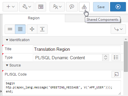 Translating an Application in Oracle Application Express 5.0