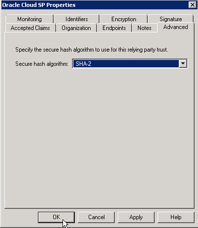 Configuring Active Directory Federation Server 2.0 as an IdP for Oracle ...