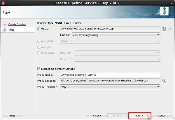 Creating an Oracle Service Bus Application with Oracle JDeveloper 12 c