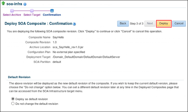 Deploying SOA Composite Applications to Oracle SOA Suite Cloud Service