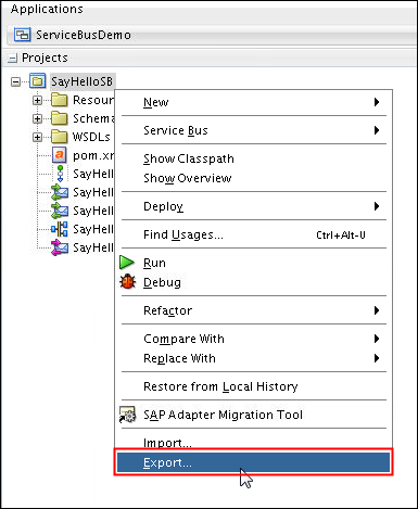 Deploying a Service Bus Application to Oracle SOA Suite Cloud Service