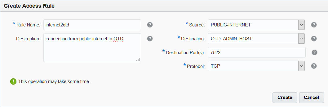 Oracle Managed File Transfer Cloud Service Post Provisioning Task Configuring Connections For