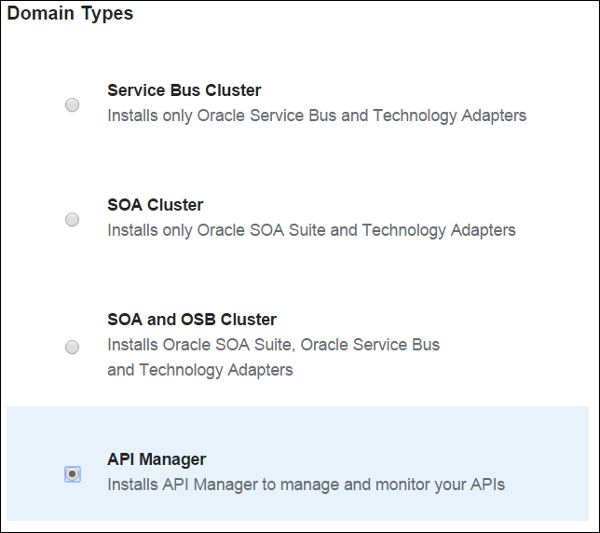 Provisioning an Oracle API Manager Cloud Service Instance