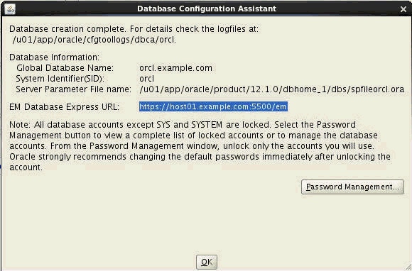 Installing Oracle Database Software and Creating a Database