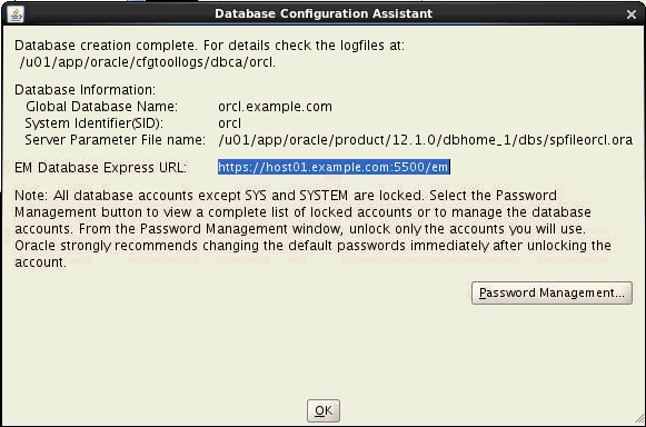 Installing Oracle Database Software and Creating a Database