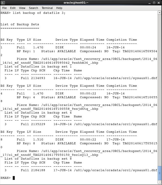 Performing Backup and Recovery