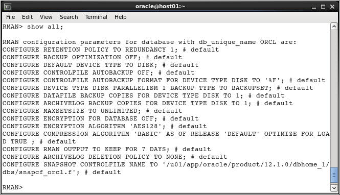 Performing Backup and Recovery