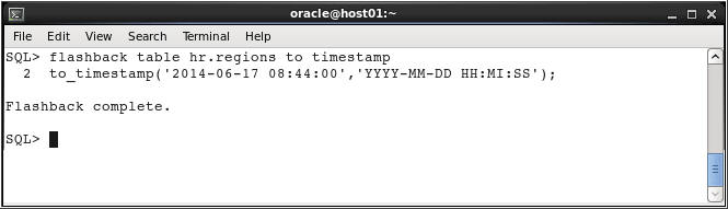 Performing Backup and Recovery