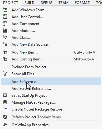 Getting Started with Oracle Data Provider for .NET (VB.NET Version)