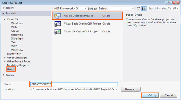 Using the Schema Comparison Tool in Visual Studio 2012