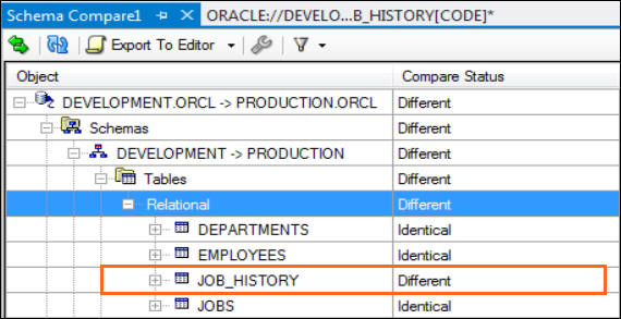 Using the Schema Comparison Tool in Visual Studio 2012
