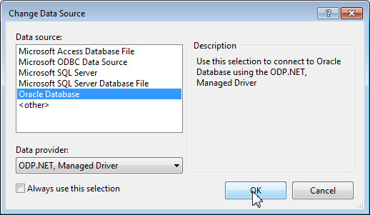 Building ASP.NET Web Applications with Oracle Developer Tools for Visual Studio