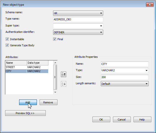 Using Oracle User-Defined Types with .NET and Visual Studio