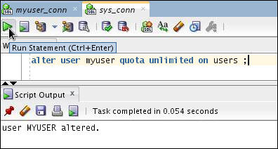 Creating Oracle Text User and building a simple text query