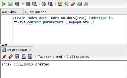 Working with Oracle Theme Indexes