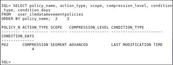 Setting Up Compression Policy for Automatic Data Optimization