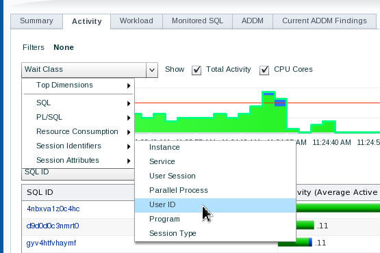 Monitoring Performance Using Enterprise Manager Database Express