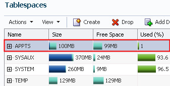Managing Database Storage Structures