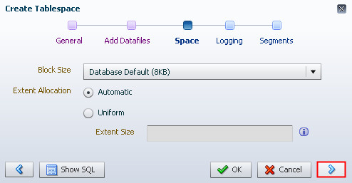 Managing Database Storage Structures