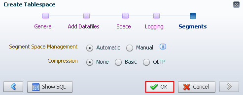 Managing Database Storage Structures