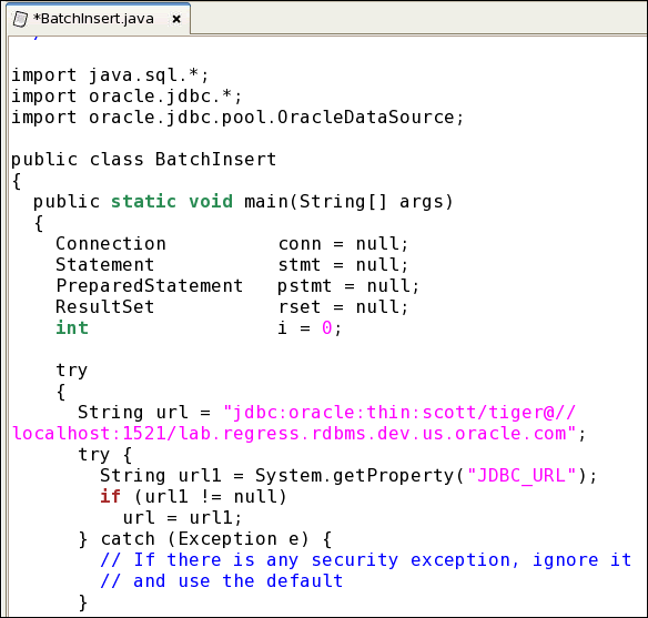 Develop and Diagnose JDBC Programs and Java Classes in the Database