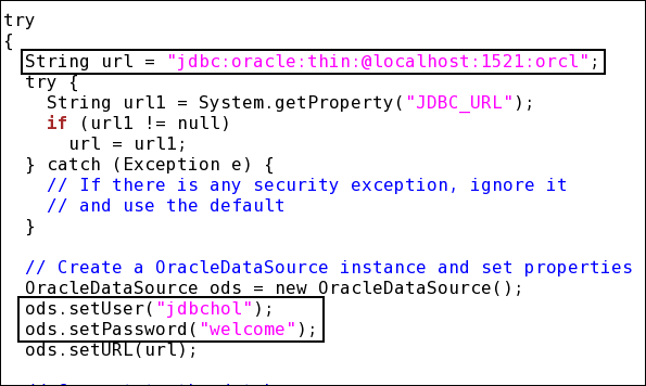 Develop and Diagnose JDBC Programs and Java Classes in the Database