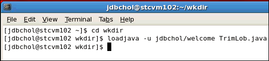 Develop and Diagnose JDBC Programs and Java Classes in the Database