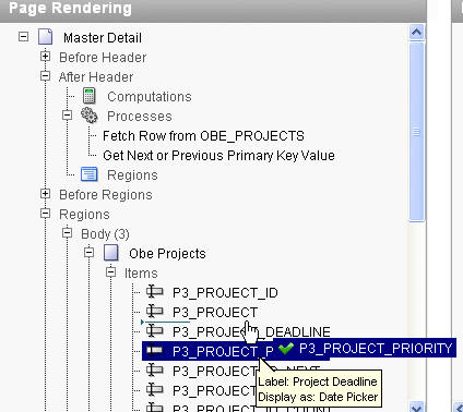 Creating and Running a Database Application Using Oracle Application ...