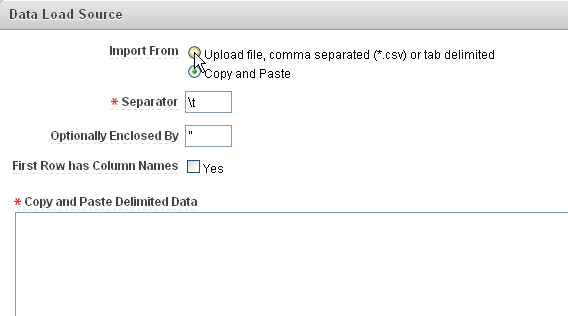 Data Loading with Oracle Application Express 4.1