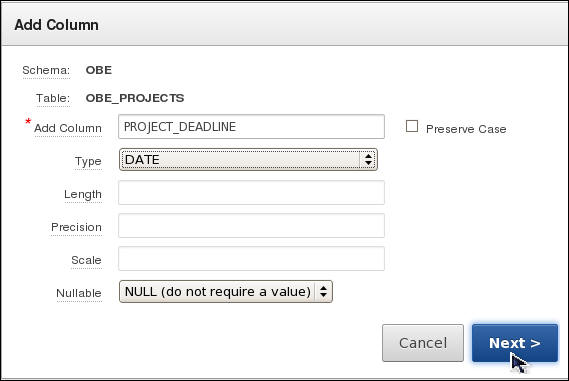 Manipulating Database Objects Using Oracle Application Express 4.2