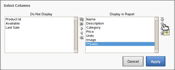 Building and Customizing an Interactive Report in Oracle Application ...