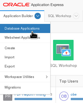 Creating and Running a Database Application Using Oracle Application ...