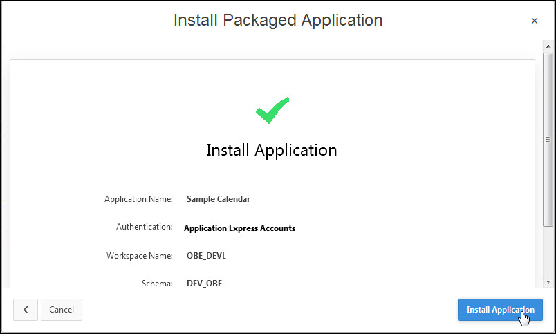 Installing and Running a Packaged Application in Oracle Application ...