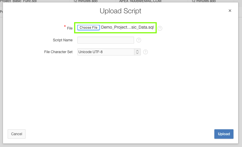 APEX Basic Demo Projects Hands-On Lab (v2.0.5)