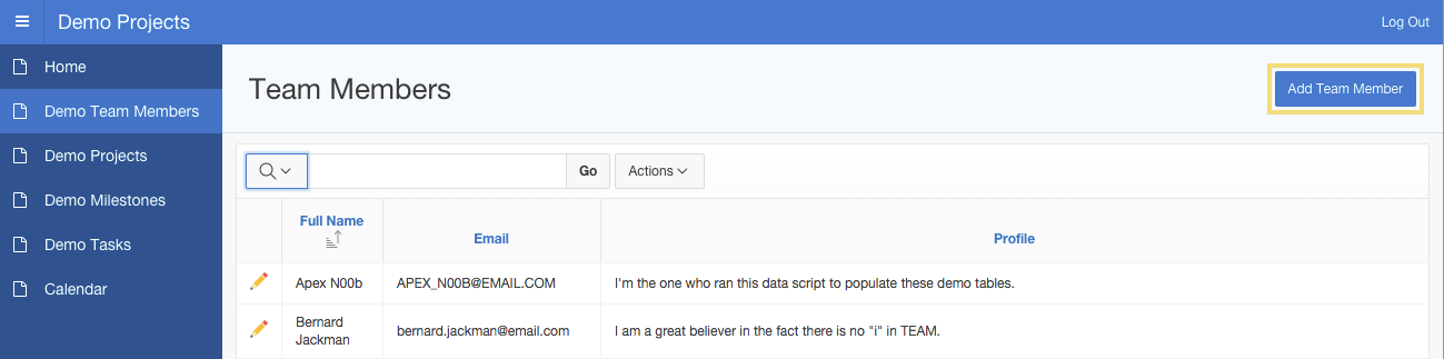 APEX Basic Demo Projects Hands-On Lab (v2.0.5)