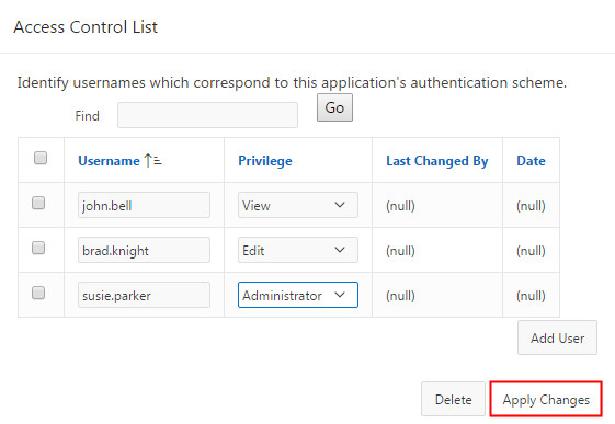 Adding Security to your Database Application Using Oracle Application Express 5.1