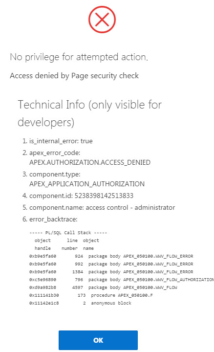 Adding Security to your Database Application Using Oracle Application Express 5.1