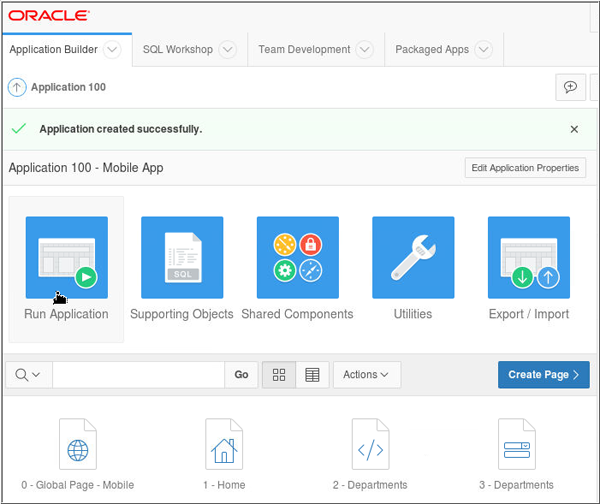 Building a Mobile Web Application Using Oracle Application Express 5.1