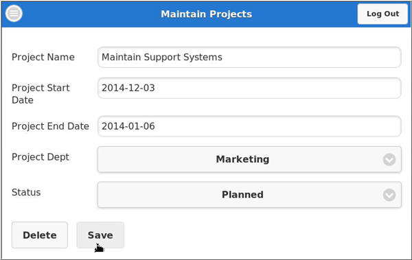 Building a Mobile Web Application Using Oracle Application Express 5.1