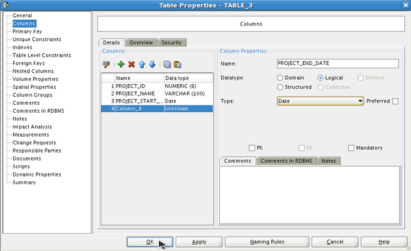 Re-engineering Your Database Using Data Modeler 3.1
